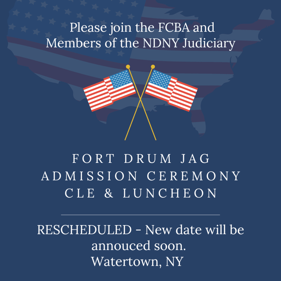 ** This event has been rescheduled. New Date Coming Soon ** CLE ...