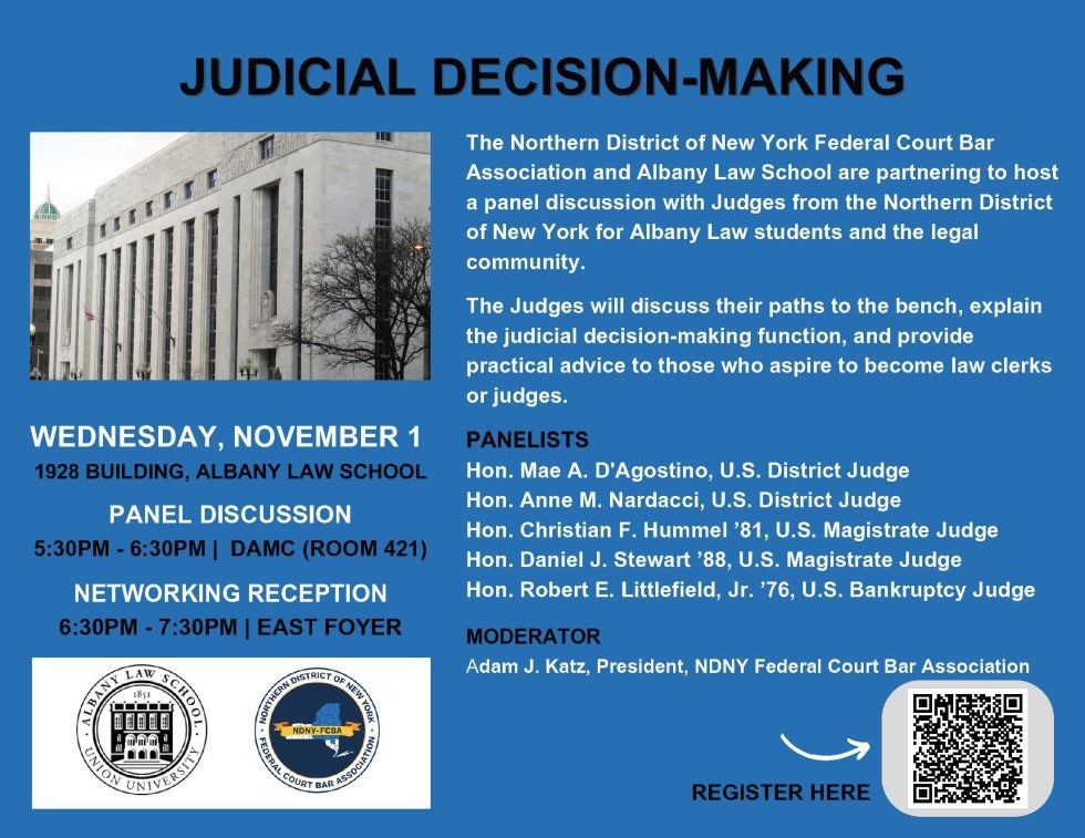 Judicial Decision Making - Panel Discussion & Cocktail Reception at ...